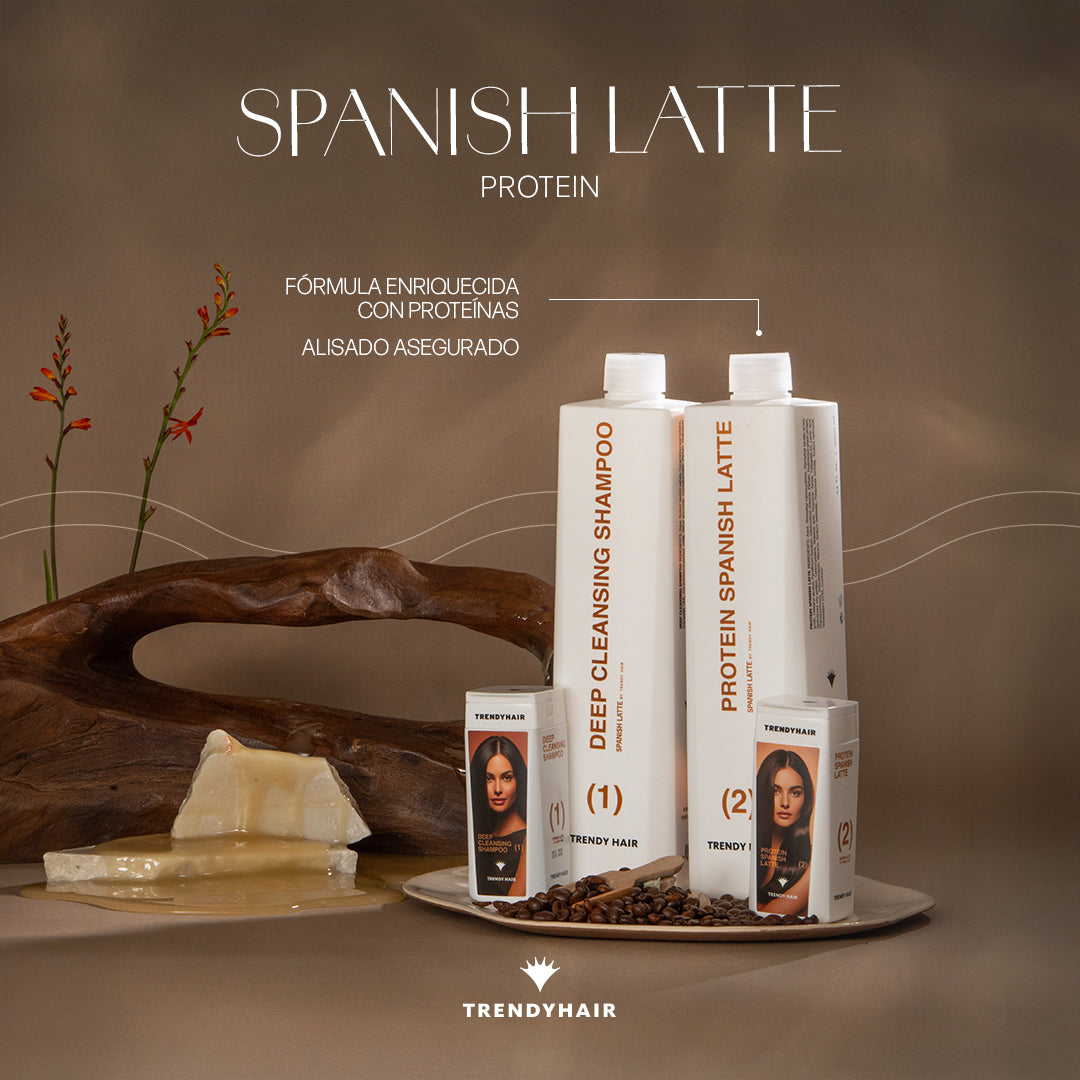 Tratamiento proteína Spanish Latte 1000ml – Trendy Hair
